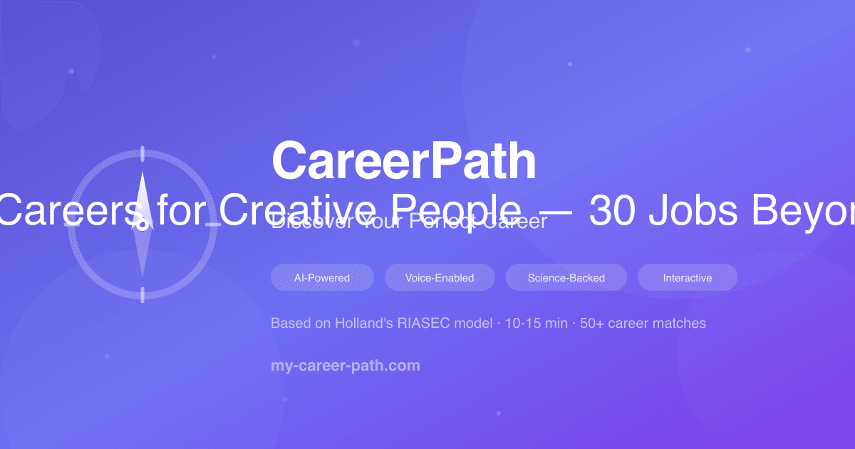Best Careers for Creative People — 30 Jobs Beyond Art